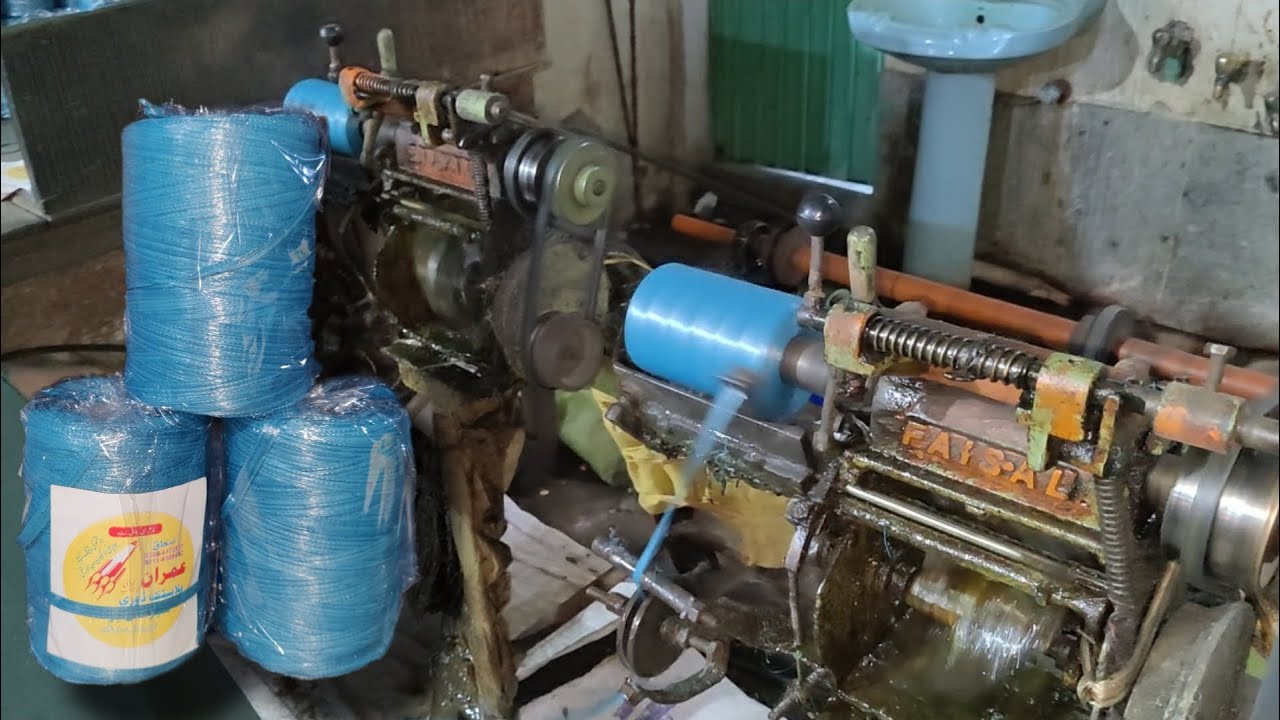 How To Make Plastic Rope / Thread 🧵 In Local Factory ...
