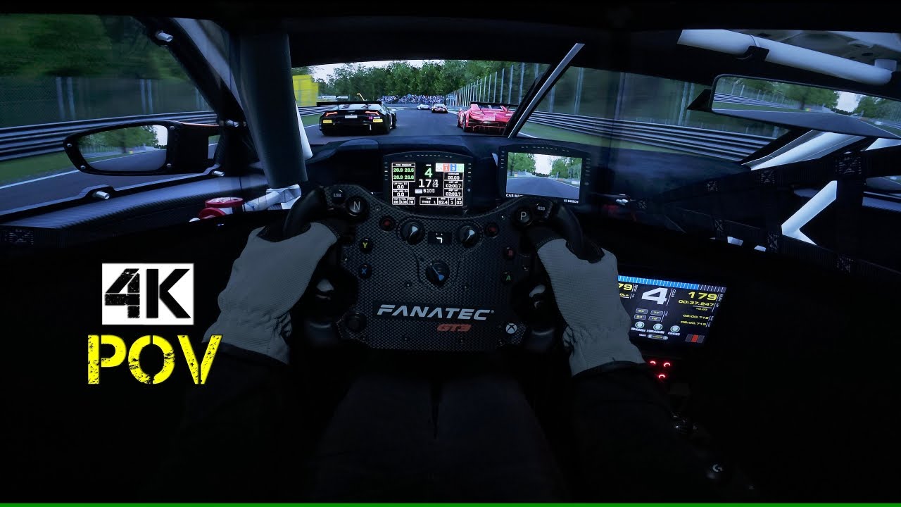 ULTRA REALISTIC SIM RACING SETUP - ASSETTO CORSA COMPETIZIONE MONZA GT3 ...