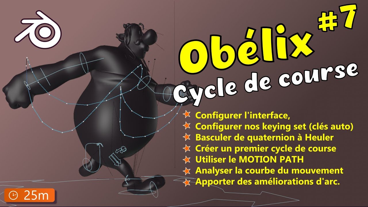Cycle de Course - Obélix #7 - Blender 3 - Tutoriel Gratuit en Français ...