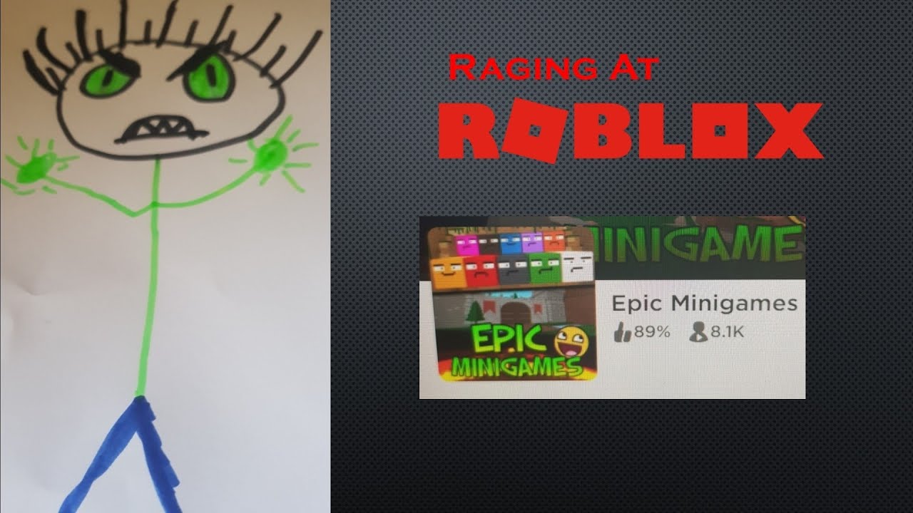 Raging At Roblox: Epic Minigames - YouTube