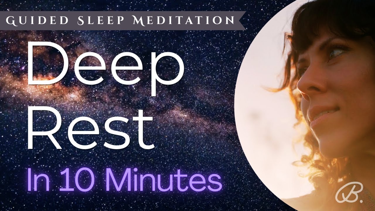 10-Minute Guided Sleep Meditation for Deep Rest & Relaxation | Soothing ...