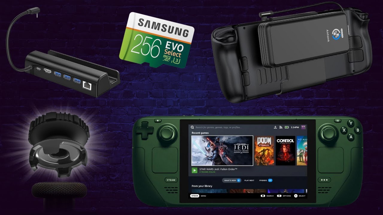 "Must Have" Steam Deck Accessory Guide-Stimulate Your Deck - YouTube