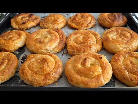 EVDE PATATES OLDUĞUNDA HEMEN YAPIYORUM‼️ KOLAY EL AÇMASI BÖREK TARİFİ 🏆♨️