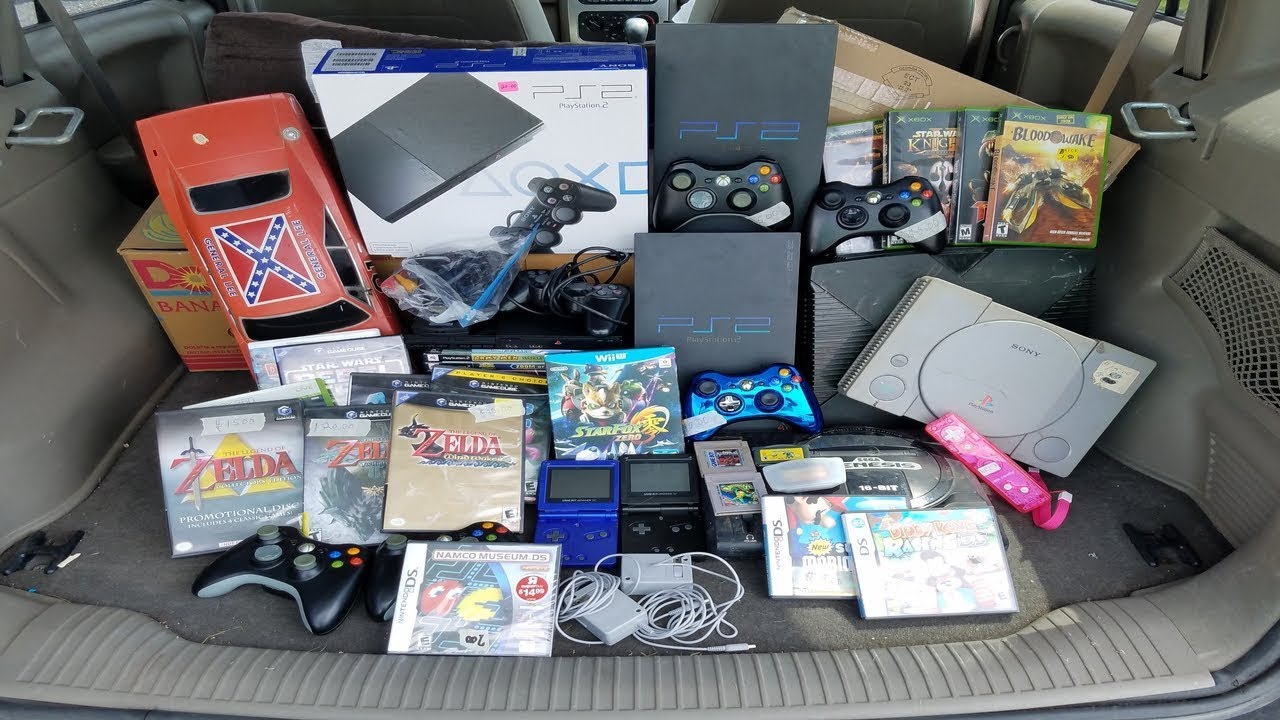Live Video Game Hunting Flea Market Haul #12 | Nintendo | Gamecube Haul ...