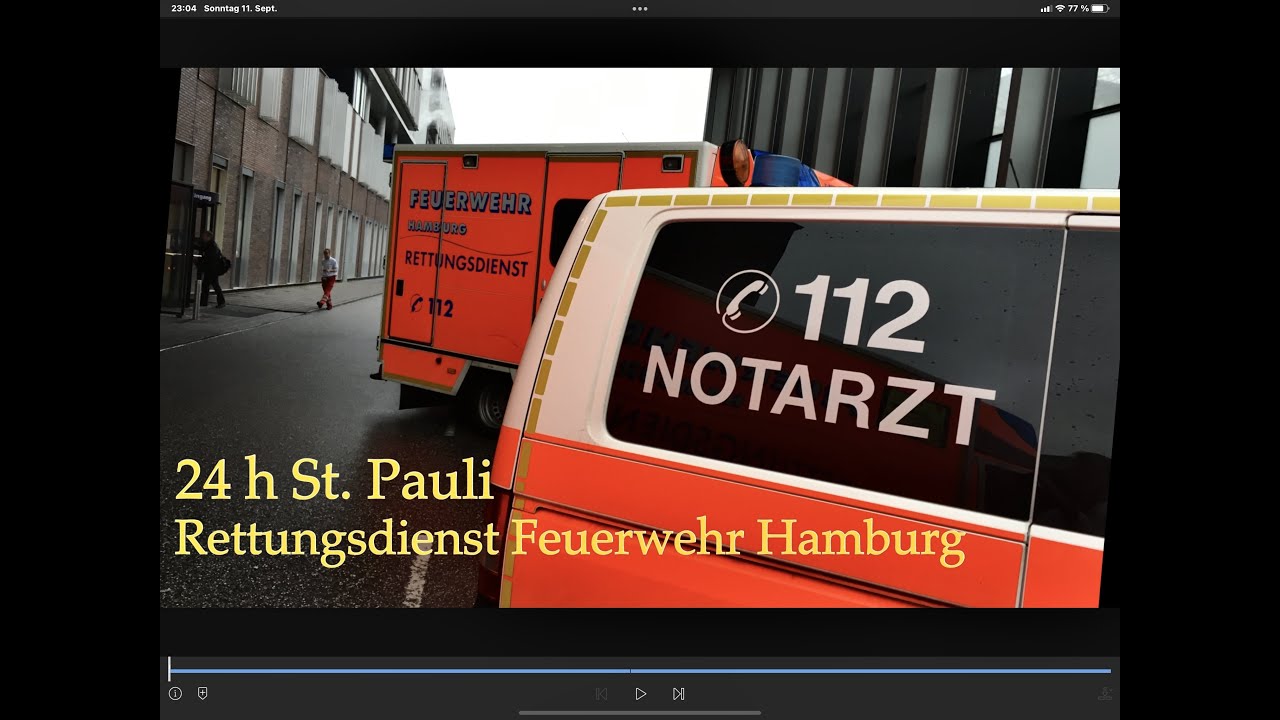 Rettungsdienst Hamburg Doku - Notarzt - Feuerwehr Hamburg - 24h St ...