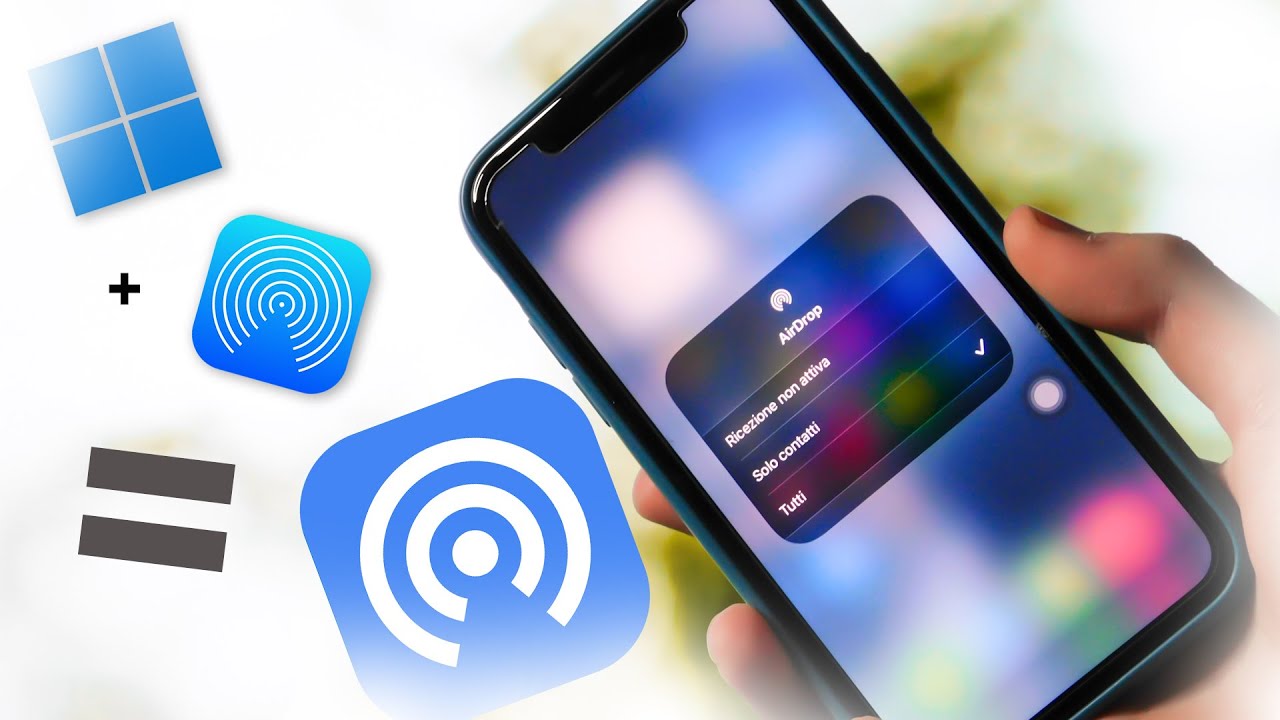 Airdrop su PC Windows - Ecco come utilizzarlo - YouTube