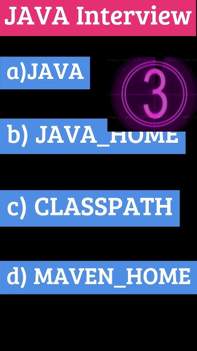Which environment variable is used to set java path? #shorts - YouTube
