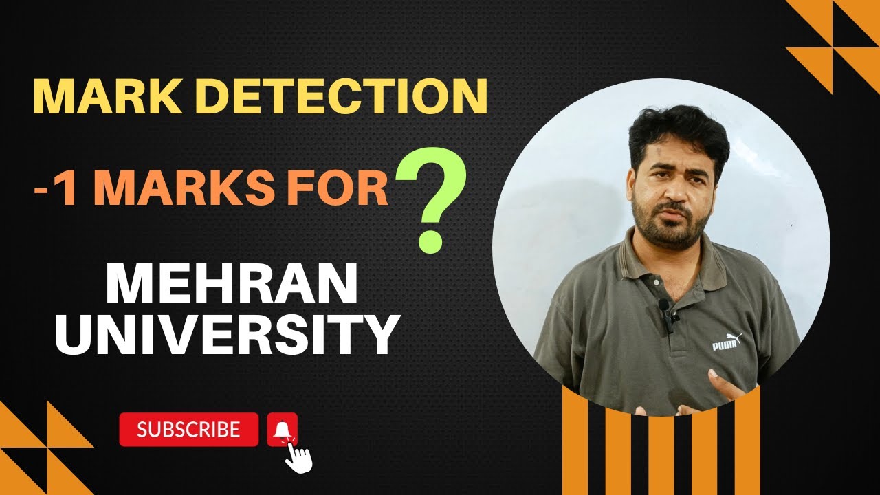 Marsk Detection for improver | Mehran university Entry Test Pattern ...