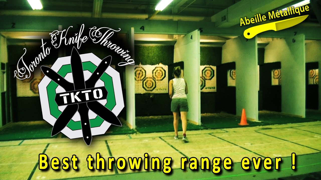 The TKTO - Best knife throwing range ever - YouTube