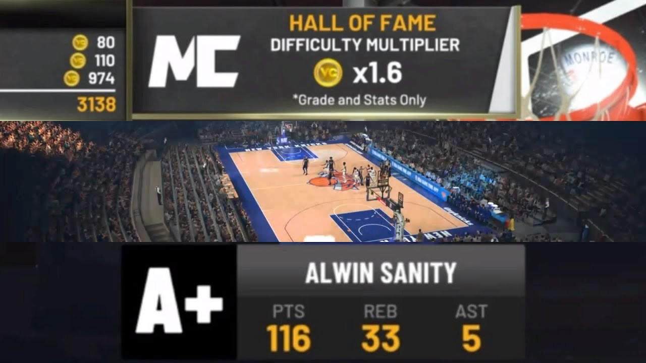 NBA 2K20 Best Scoring Method for Centers Against Hall of Fame CPU - 116 ...