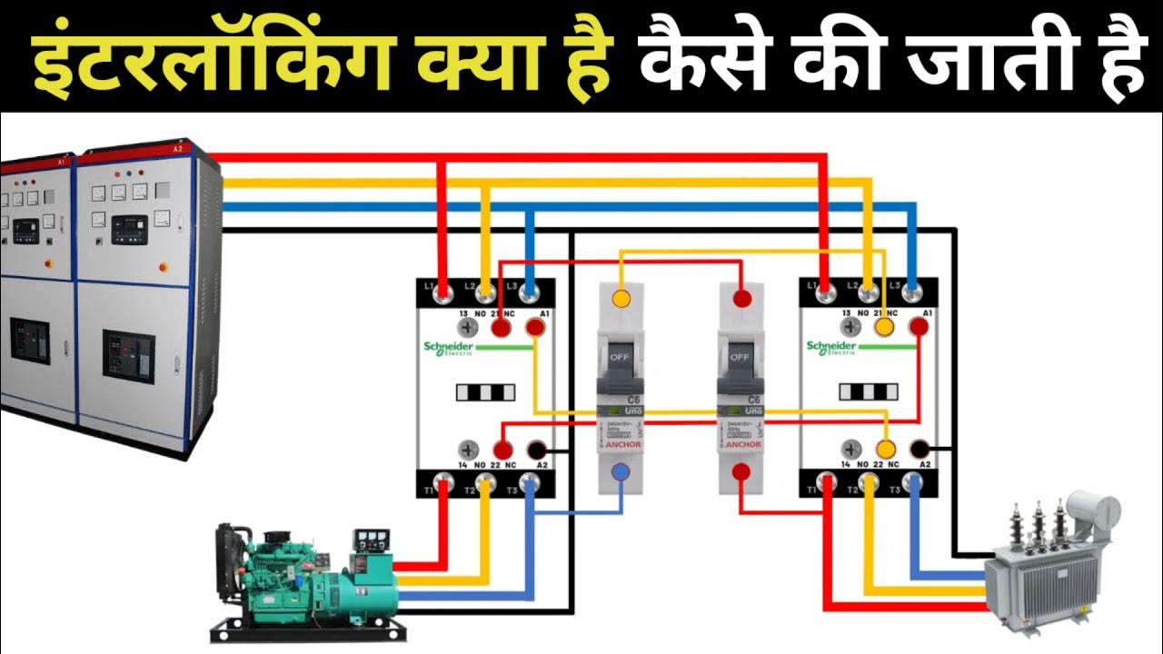 how to interlocking in electrical system !! इंटरलॉकिंग क्या है कैसे ...