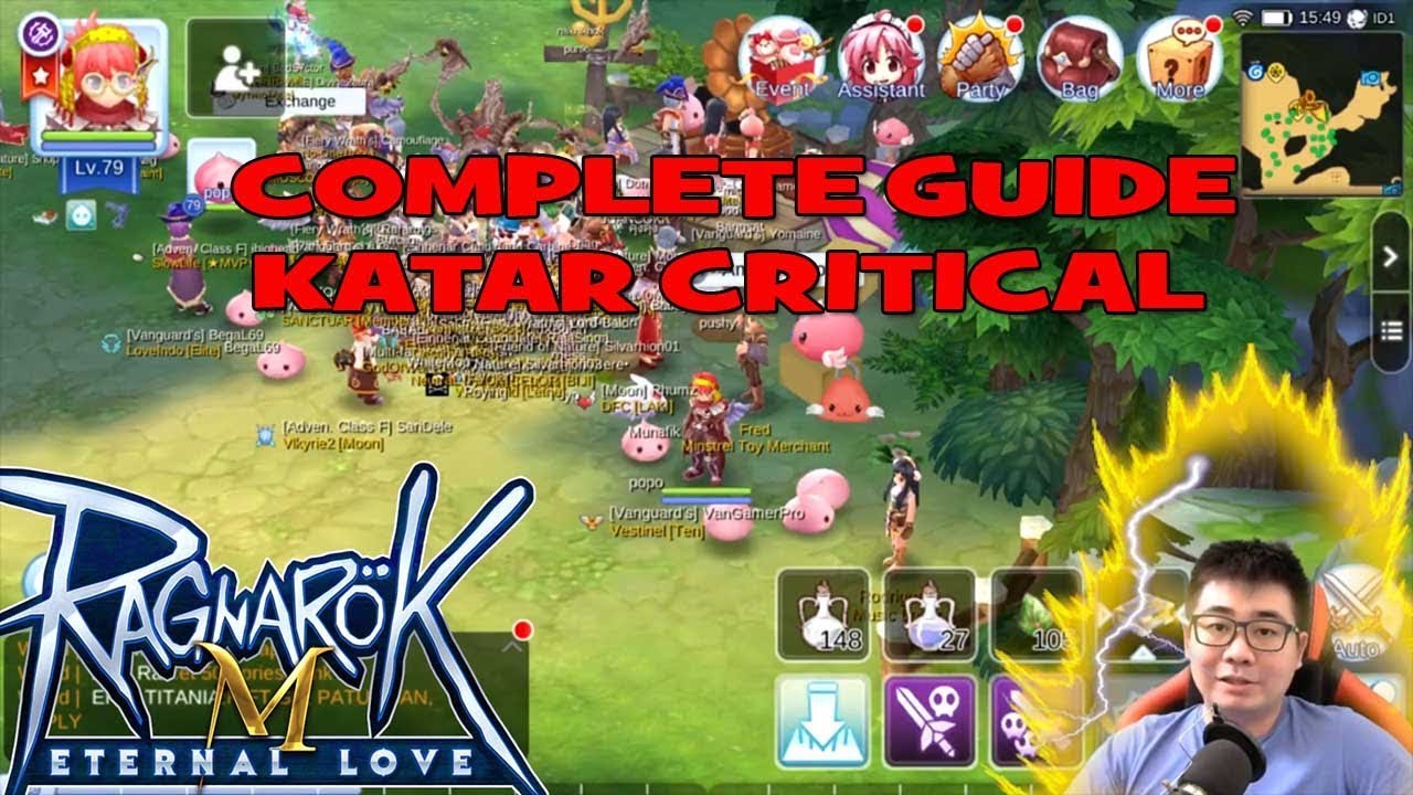 COMPLETE GUIDE ASSASIN KATAR CRITICAL Ragnarok Eternal Love( equip ...