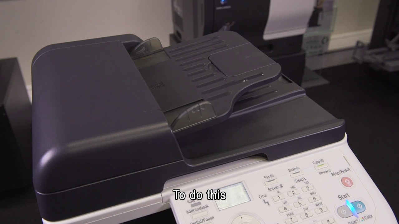 Laser Printer - Copy - Advanced Copy Functions - YouTube