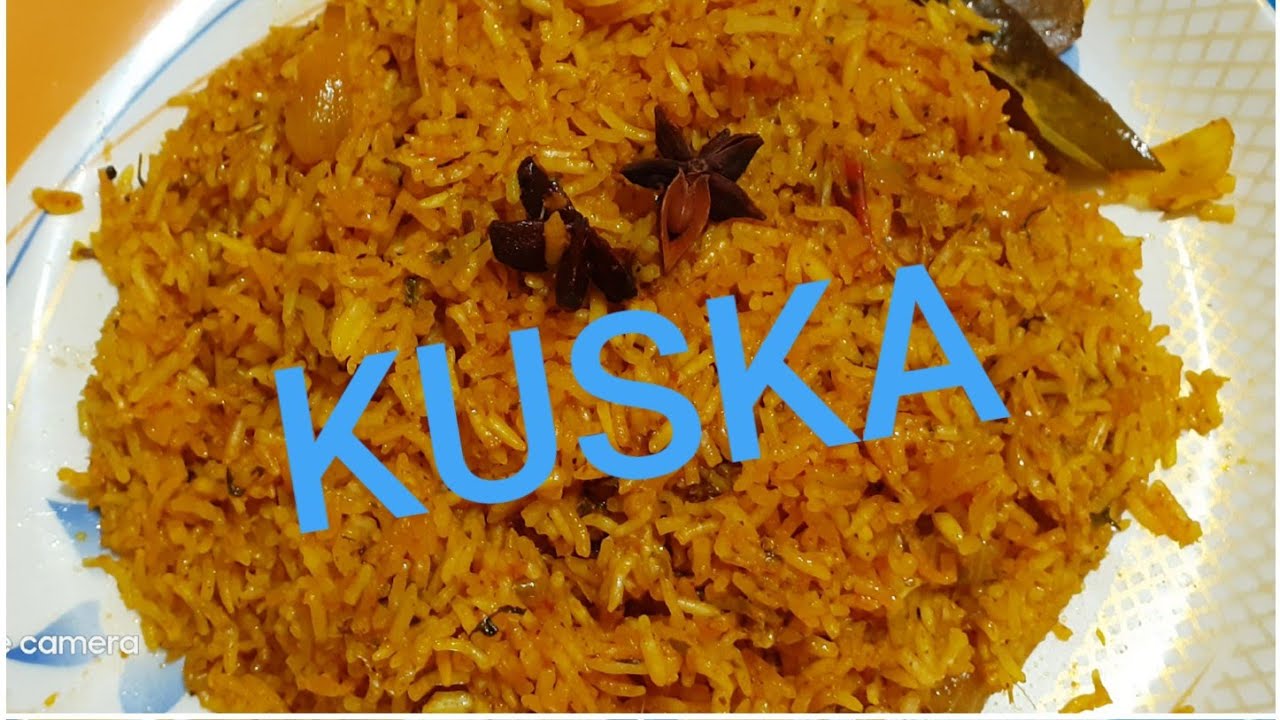 Kuska Rice recipe | How to make Kuska Rice (Veg Biryani) | कुसका veg ...