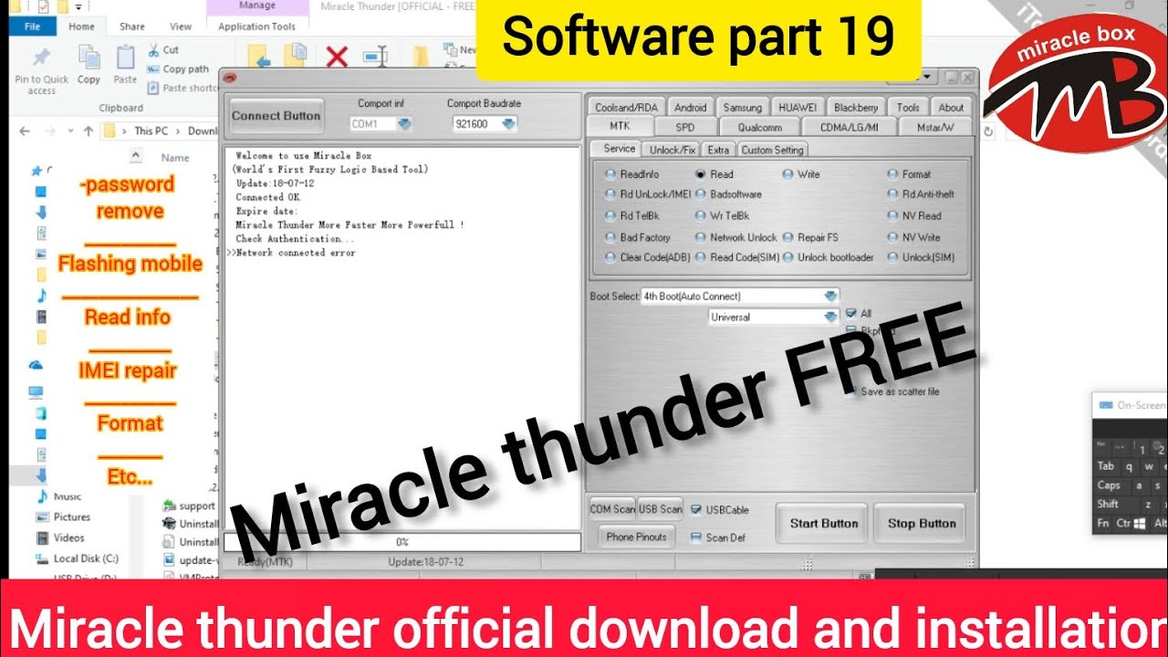 Part 19 How to download and install Miracle thunder official FREE#gushyira mirako muri mudasobwa ...
