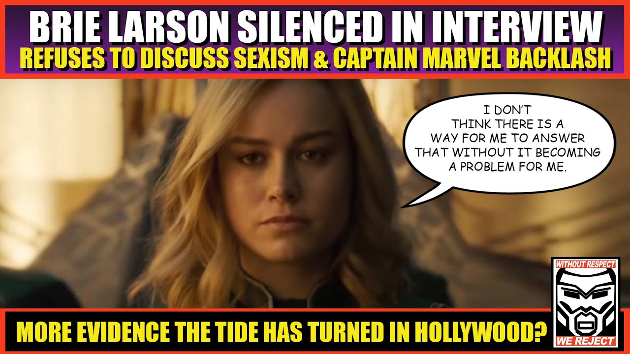 Brie Larson SILENCED, Too Intimidated to Discuss Captain Marvel ...