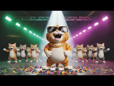 MEOW MEOW MEOW Dance Music 🎶 | Hyper-Energetic EDM Meme Track (Ninja Turtle AI Video BGM)