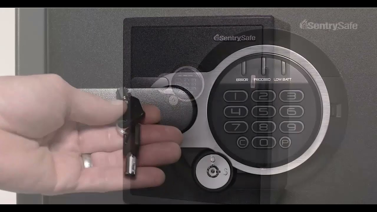 Sentry safe installation , set up New password 安裝教學、設定新密碼和操作說明 - YouTube
