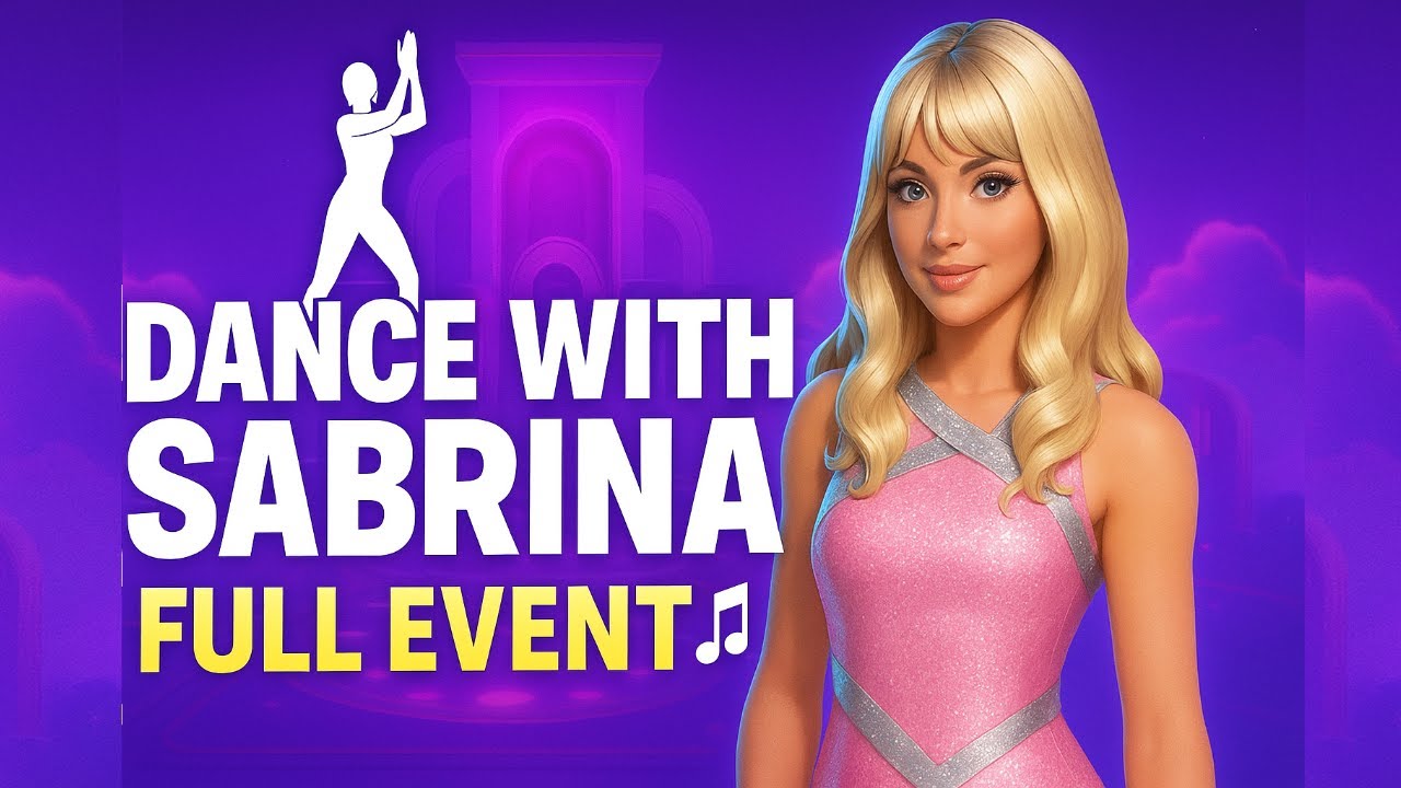 FULL Dance With Sabrina EVENT in Fortnite 🎶 | Festival Jam Gameplay ...