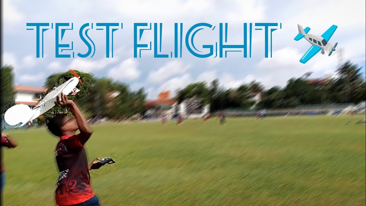 RC airplane test flight. | Aeronautical society of Nalanda College ...