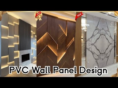 PVC Wall Panel Design For Living Room and bedroom wall decoration ideas ...