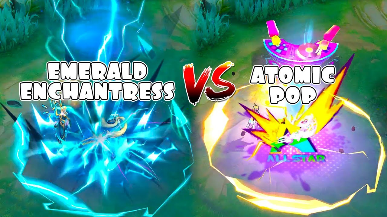 Eudora Revamp Emerald Enchantress VS Atomic Pop Skin Comparison - YouTube