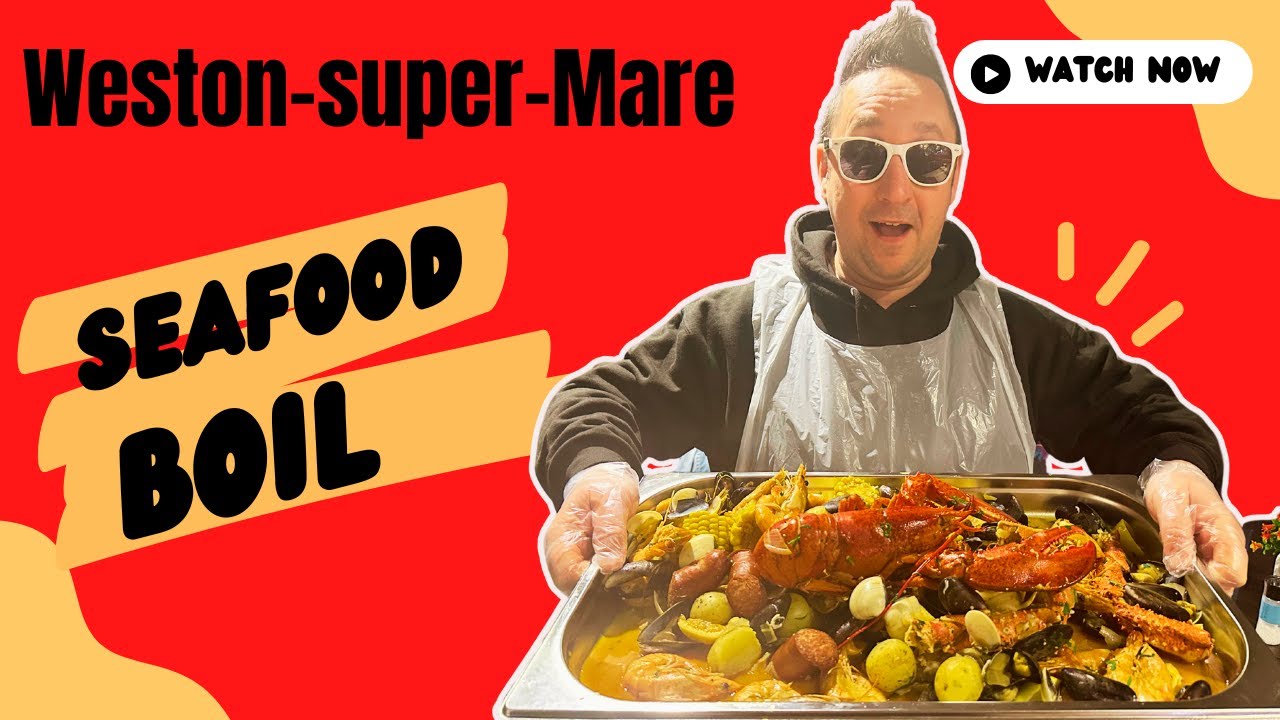 EPIC SEAFOOD BOIL CHALLENGE in WESTON-SUPER-MARE! | Travel & Food Vlog ...