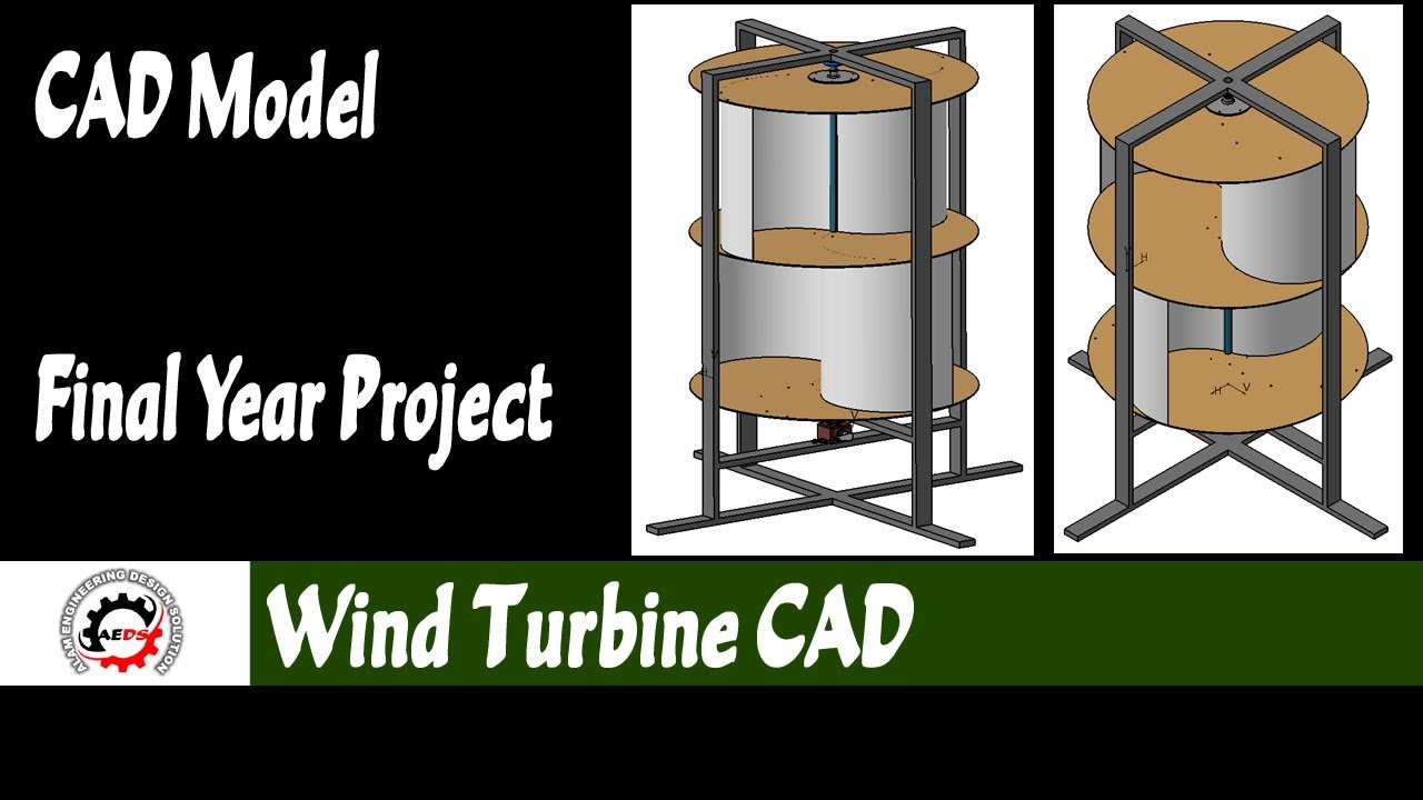Wind Turbine Model #01 | CAD Design | Renewable Energy | Alam ...