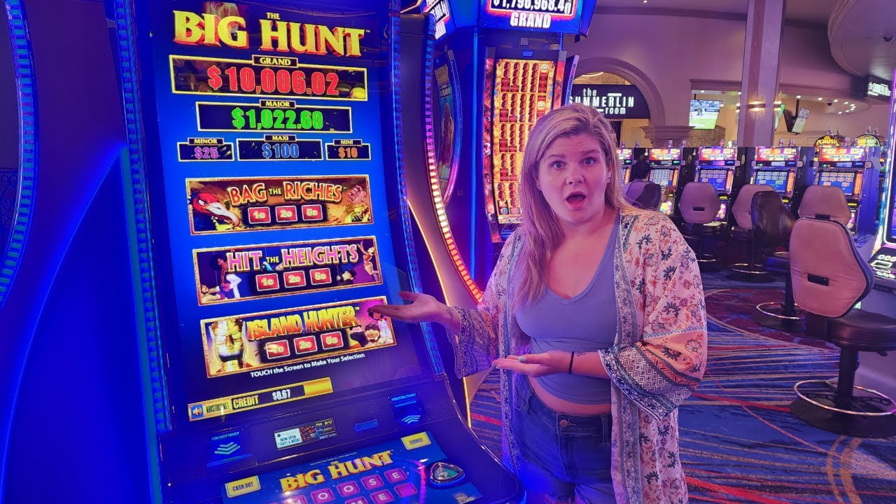 Bonus WINS Galore on the NEW Big Hunt Slot Machines!! - YouTube