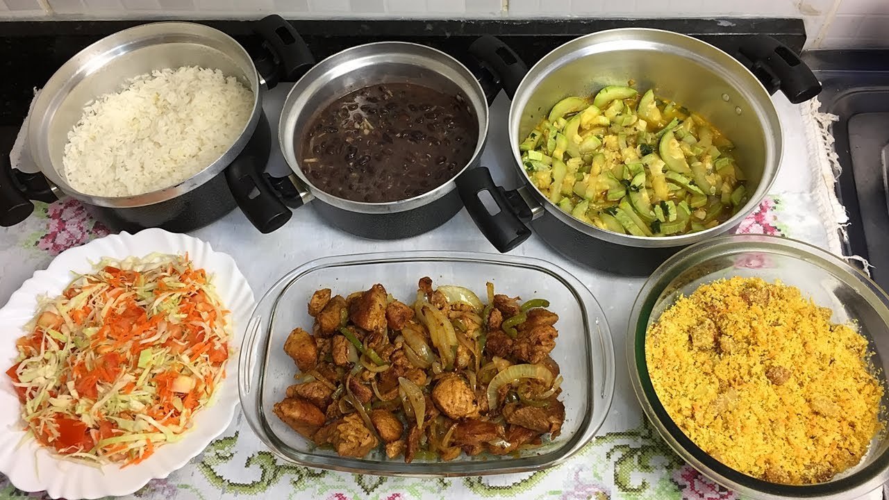 ALMOÇO COMPLETO E SABOROSO - YouTube