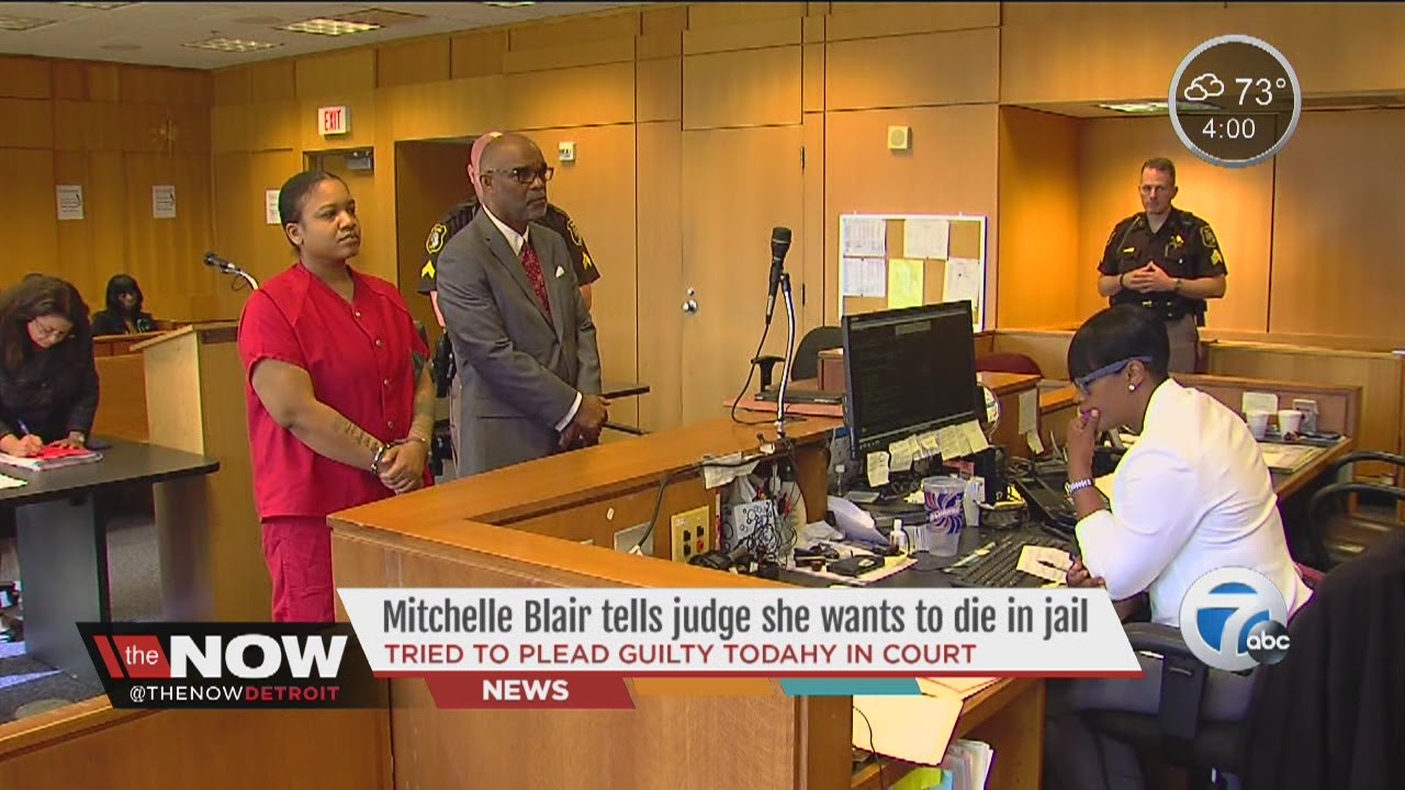 Mitchelle Blair bound over for trial, wants to plead guilty - YouTube