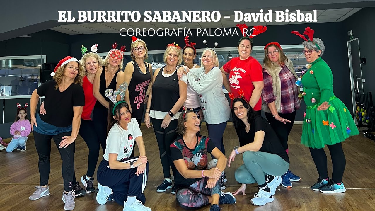 FULL CHOREO Paloma RC | BURRITO SABANERO - David Bisbal | Zumba Fitness ...