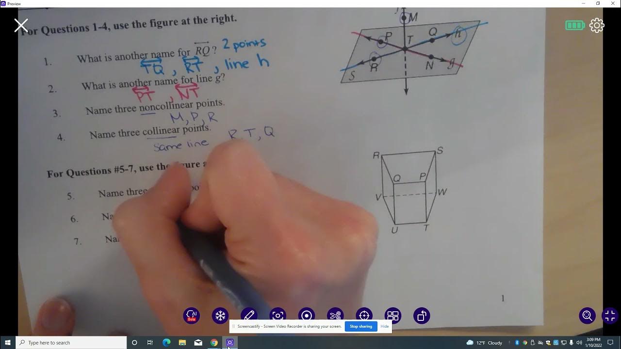 Geometry Final Exam Review: #1-7 - YouTube