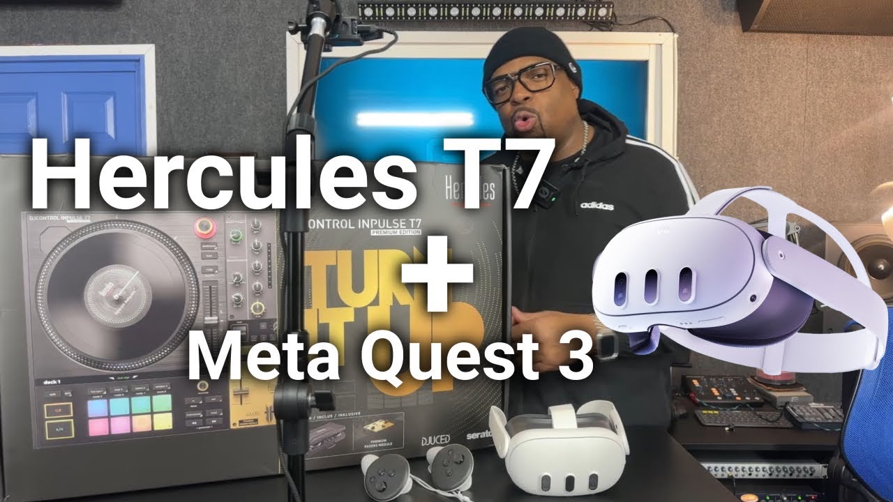 Dj with the META Quest 3 + Hercules Impulse T7 walkthrough and review ...
