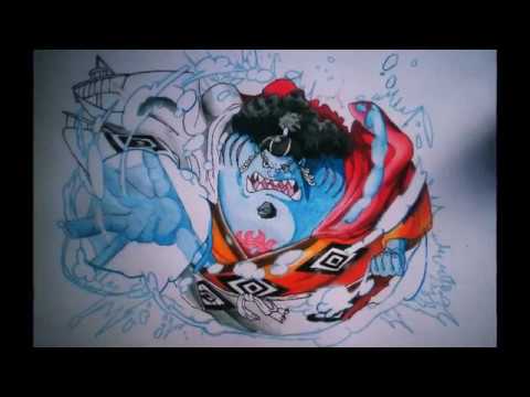 Jimbei - One Piece (Speed Drawing) Part 1/2 - YouTube