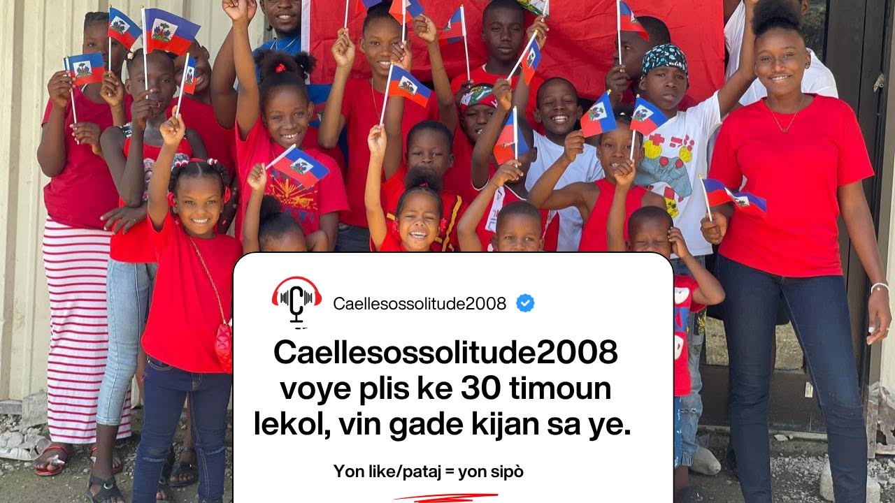 Caellesossolitude2008 voye plis ke 30 timoun lekol, vin gade kijan sa ...