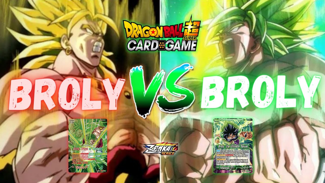 THE ULTIMATE BROLY SHOWDOWN | GREEN EXTRA CARD BROLY VS BROLY SURGE ...