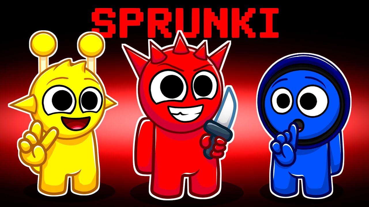 Sprunki Plays AMONG US... - YouTube