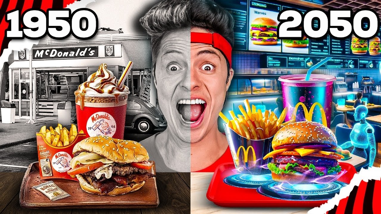 COMENDO 100 ANOS DE FAST FOOD! - YouTube
