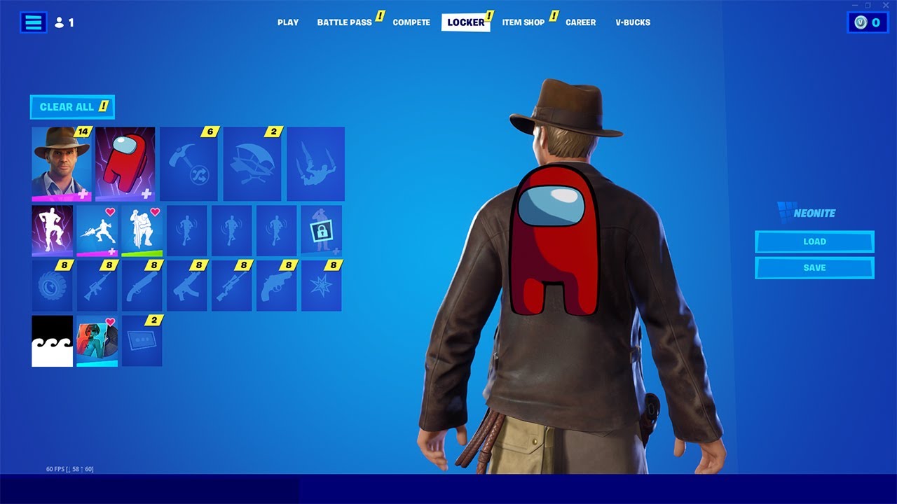 NEW Fortnite Amongus Cosmetics Reveal (Crewmate, Distraction Dance ...