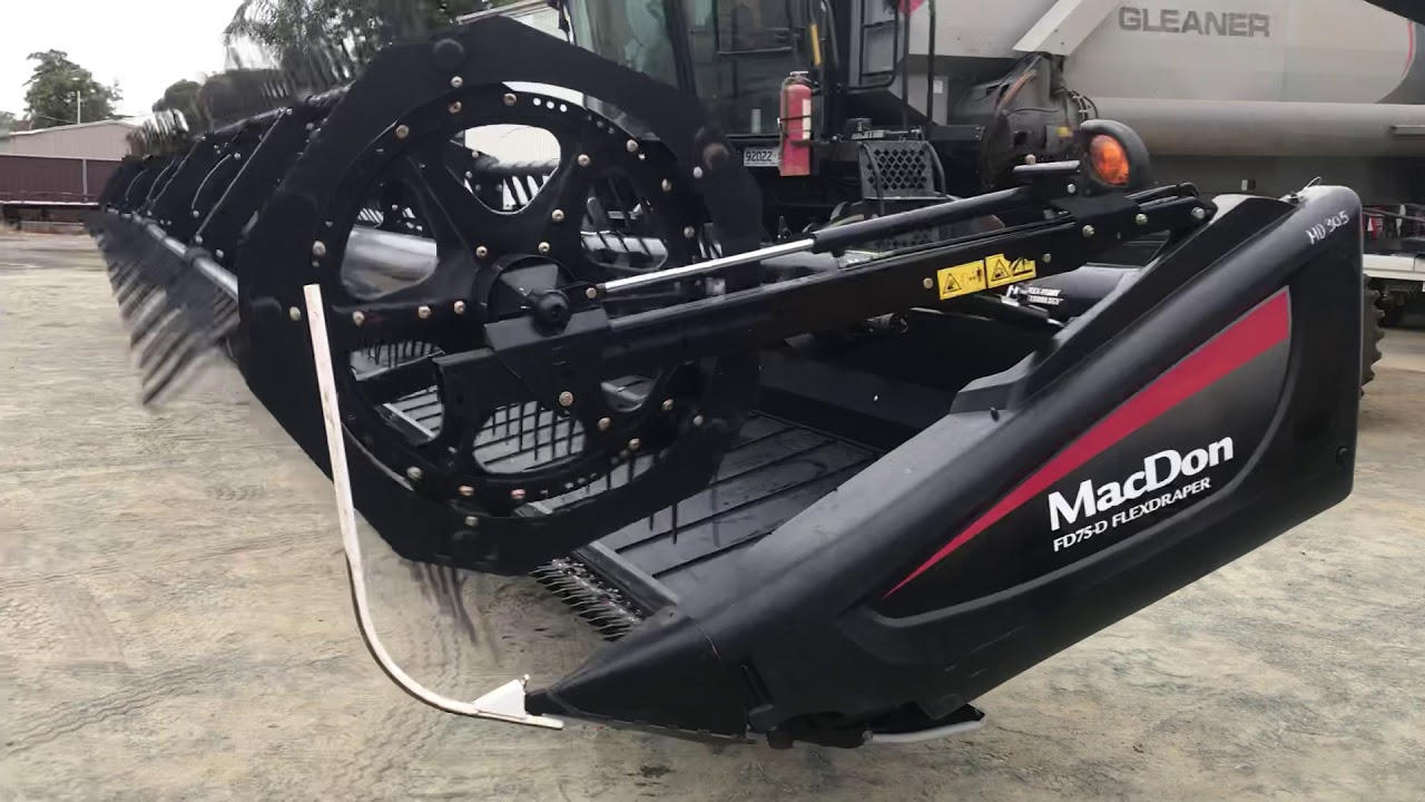 MacDon Front FD 75 45ft Front - YouTube