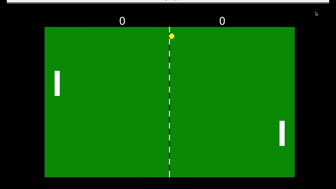 Ping Pong on Python Turtle by Alex Anahart - YouTube
