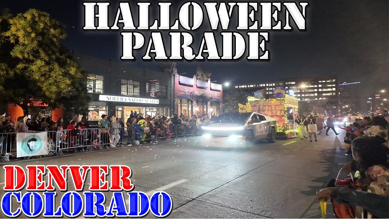 Denver Broadway Halloween Parade - FULL Event - Colorado - 4K Walking ...