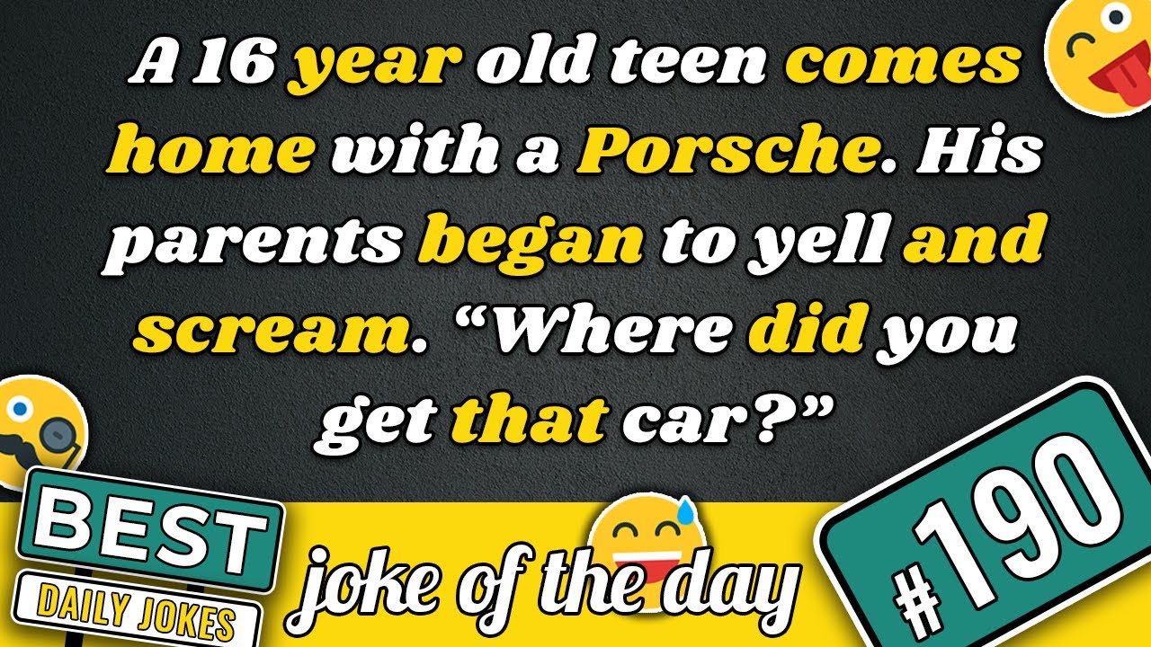 Joke of the Day #190 😂: The $15 Porsche - YouTube