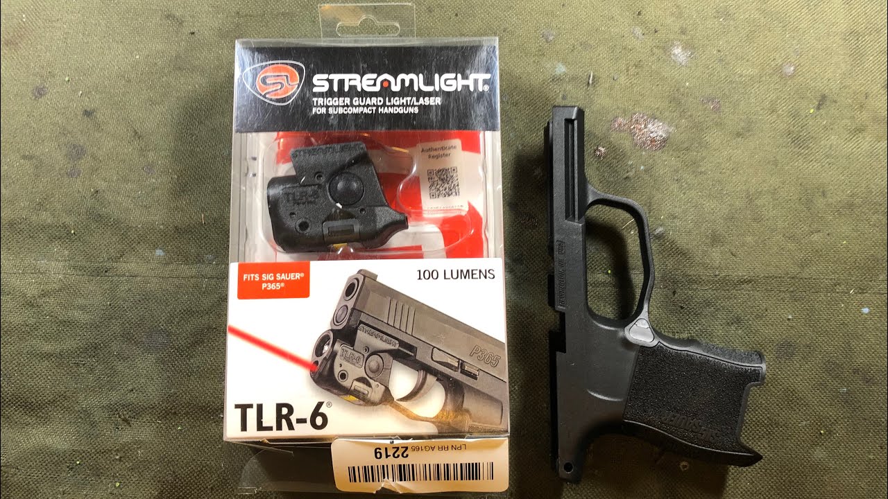 DIY and Product Review: Streamlight TLR-6 on a Sig Sauer P365 / P365xl ...