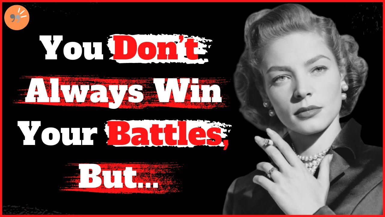 41 Notable Quotes By Lauren Bacall, The Glitzy Diva Of Classic ...