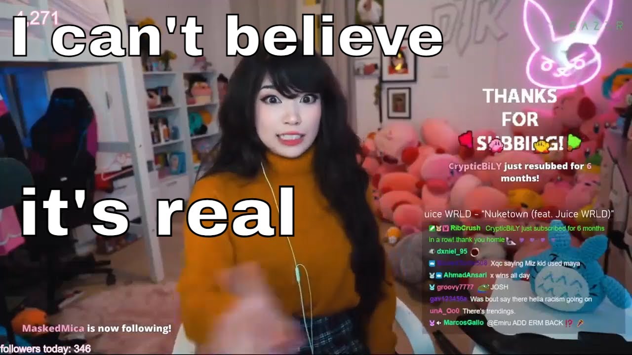 Emiru Tells Crazy Streamer Story - YouTube