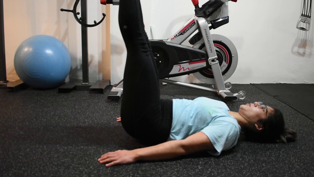 Supine Leg Raise - YouTube