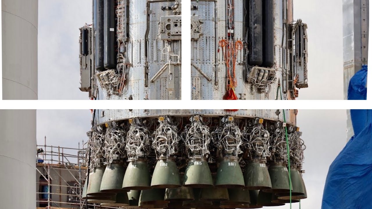 Starship Super Heavy Engine Steering Test | by SpaceX - YouTube