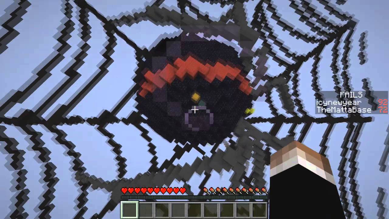 Icy and Matta Play:Minecraft Dropper 2 Ep 3 "Spiders and Puzzles" - YouTube